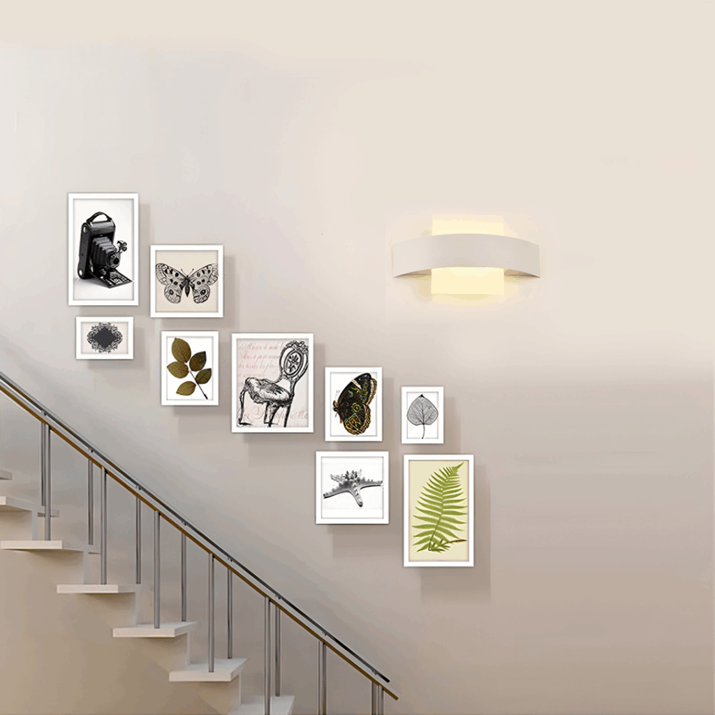 LUMINARIA ARBOTANTE BLANCO - Iluminación y Material 3led